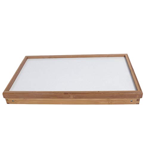 KTY Table Top Adjustable Dining-Table Wood Color & White Plank