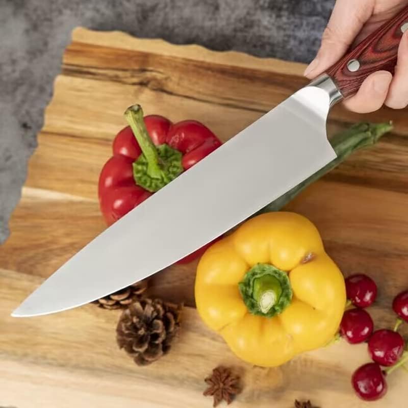 SSKT-Chef knife-8 Inch -German Stainless Steel Professional Kitchen Knife Sharp Paring Knife With Ergonomic Handle,Kitchen Professional Ultra Sharp Cooking Knife for Home Kitchen