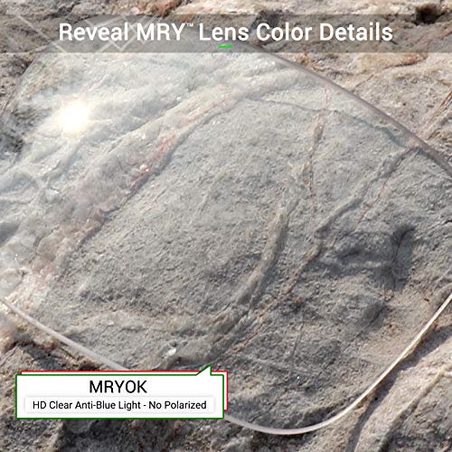 Mryok Blue Light Blocking Replacement Lenses for Bose Rondo S/M - HD Clear Anti-Blue Light