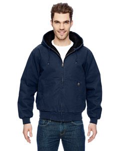 Dri-Duck Men's 5020 Cheyenne Hooded Work Jacket, Navy, X-Large
