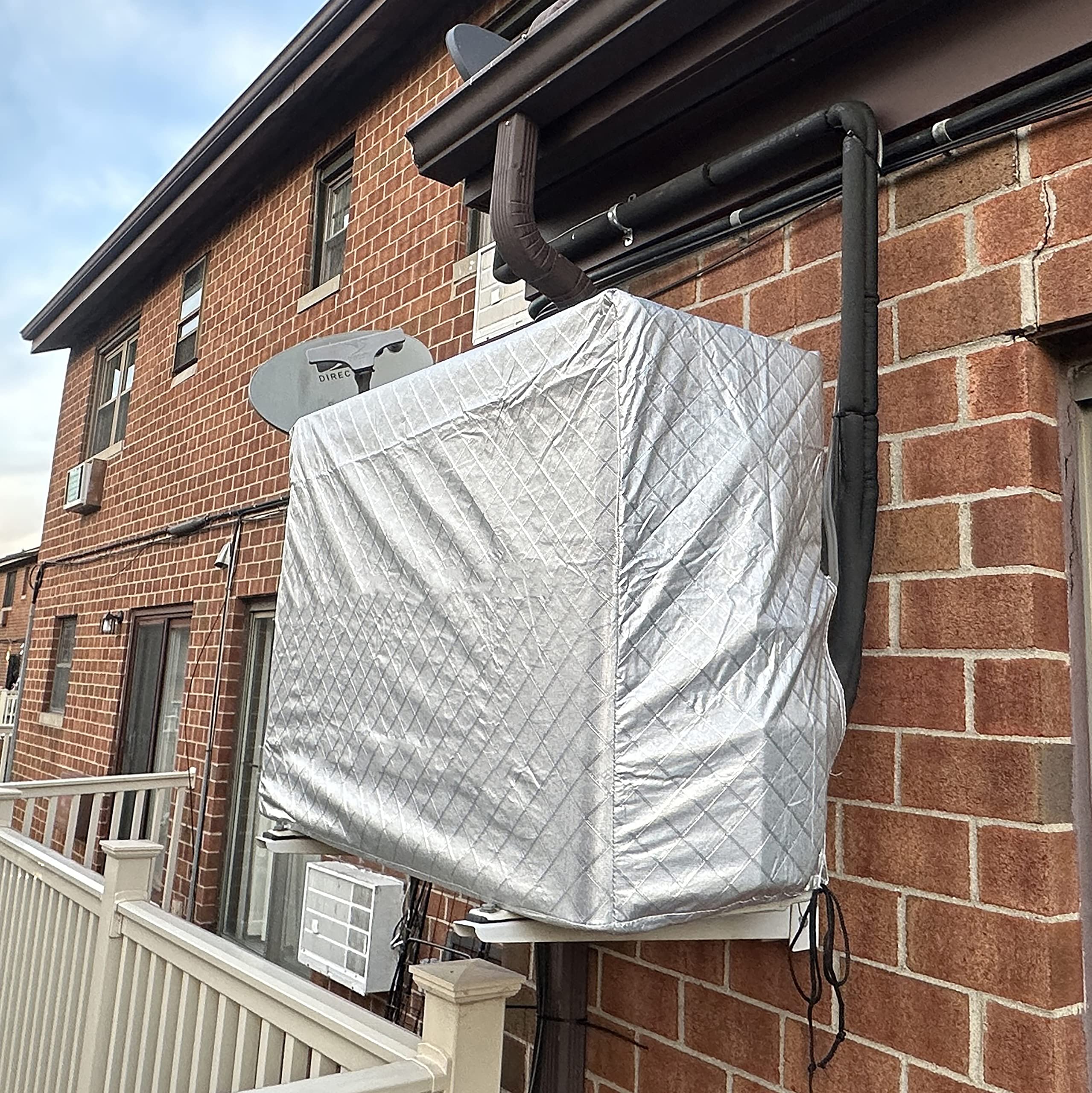 EVA SHOP Mini Split Air Conditioner Cover for Small AC Outdoor Compressor-Condenser-Heat Pump Unit Covers.