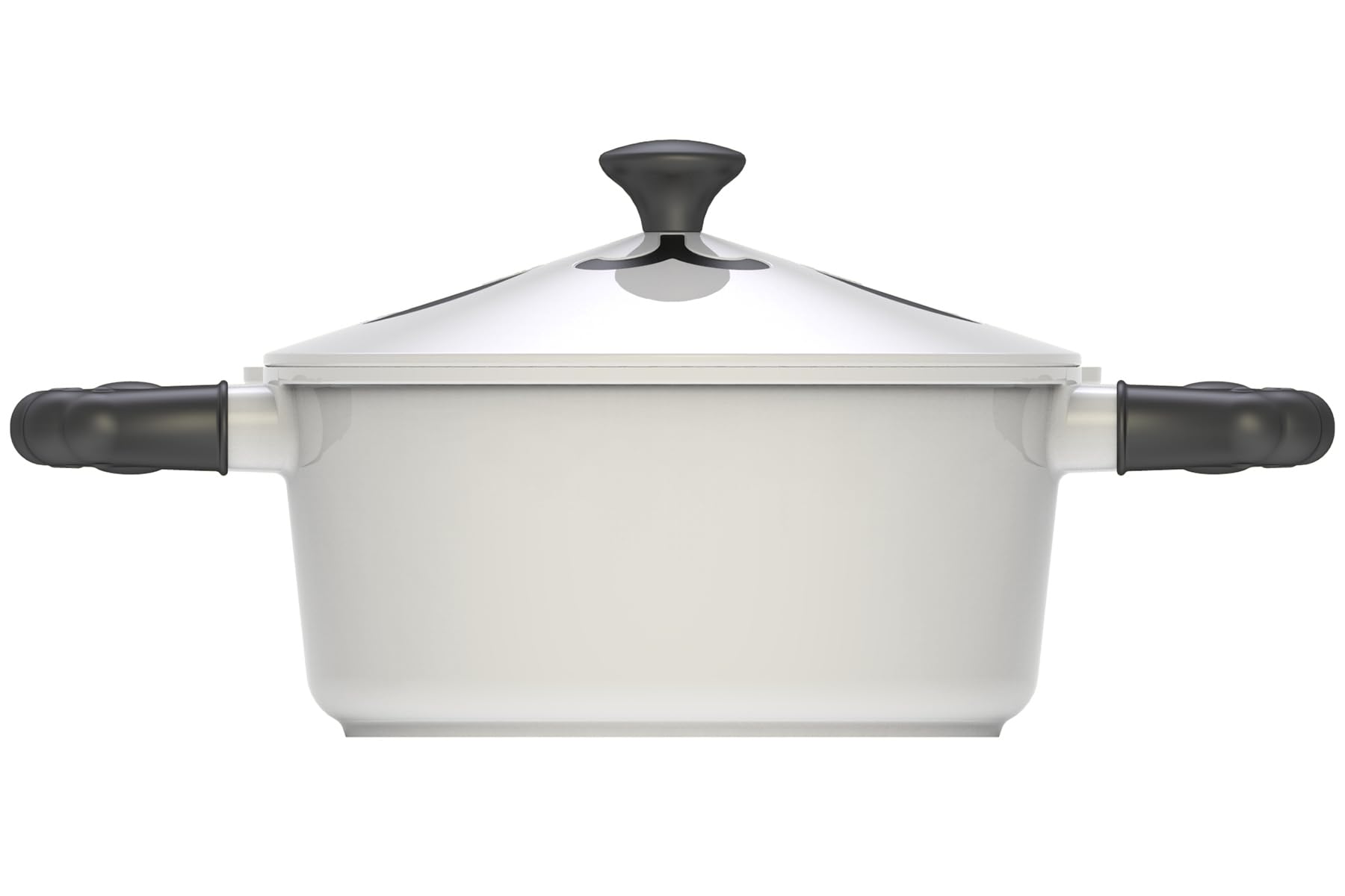 Panda-Shaped Nonstick Casserole Pot with Aluminum Lid, 7-Inch, 2QT Capacity, Double Handle, Compatible with All Cooktops β Cute and Functional for Home and Restaurant Use, PFOA Free
