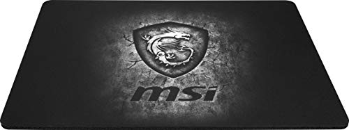 MSI Agility GD20 Premium Gaming Mouse Pad, Standard Medium Size,Ultra Smooth Micro-Tex Textile Surface,Anti-Slip Natural Rubber Base,Extra Thick,Perfect for Laser and Optical Mice,12.5β X 8.7β X 0.2β