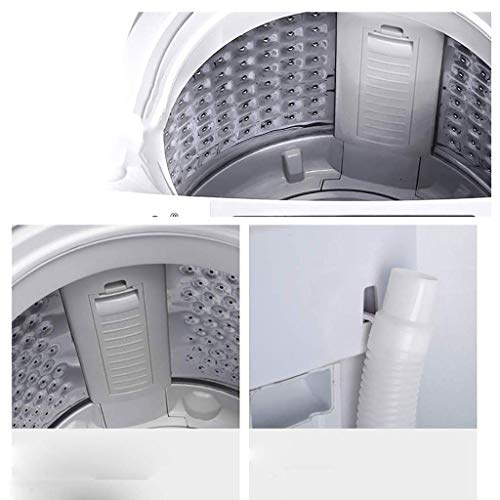 Full-Automatic Washing Machine Portable Compact Laundry Washer Spin with Drain Pump