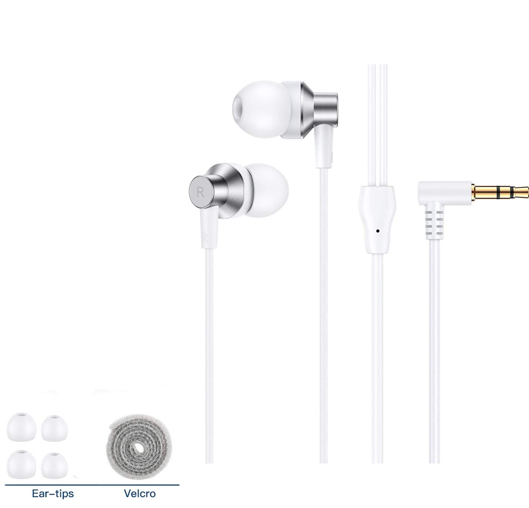 Earphones for Oculus Quest 2 VR Headset Noise-Isolating Earbuds Headphones with 3D 360 Degree Sound and Custom Silicone Earbuds Caps