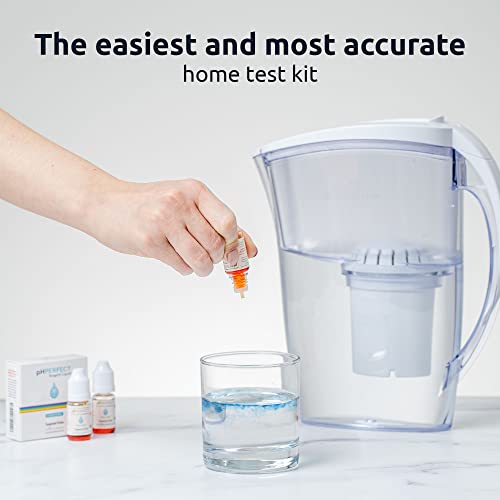Invigorated Water pH Tester - Measures pH Levels of Water and Saliva - More Accurate Than pH Test Strips - pH Water Tester - pH Level Tester for Water - pH Tester Water Drops - pH Test Kit (3-Pack)