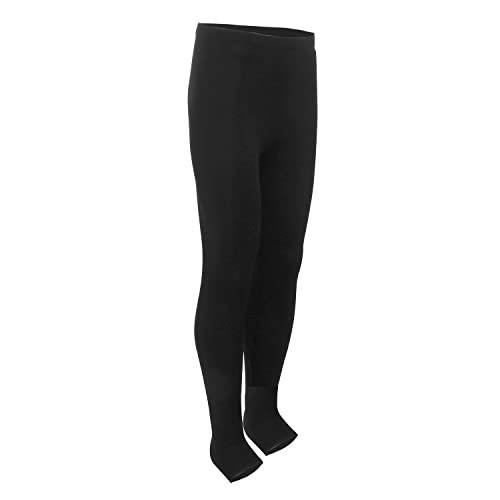 FR DUVAL Men Ballet Stirrup Tights Men's Dance Tights Black Leggings 58BB1025 (as1, Numeric_Height, Black, XXXL/8, Slim)