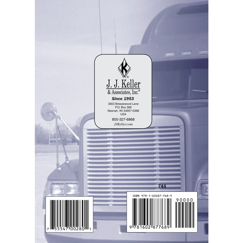 Driver's Guide to The FMCSRs Handbook (5" W x 7" H, English, Softbound) - J. J. Keller & Associates - Helps CMV Drivers Make Complex Federal Motor Carrier Safety Regulations Easier to Understand