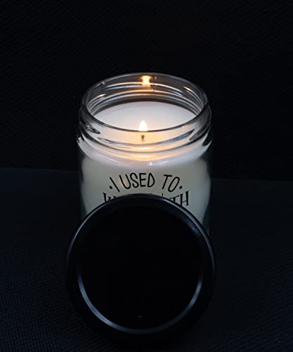 The Improper Mug I Used to Work with Absolute Legends Candle Funny Retirement Ideas for Coworker Boss Leaving New Job Work Friend 9 Oz. Vanilla Scented Soy Wax
