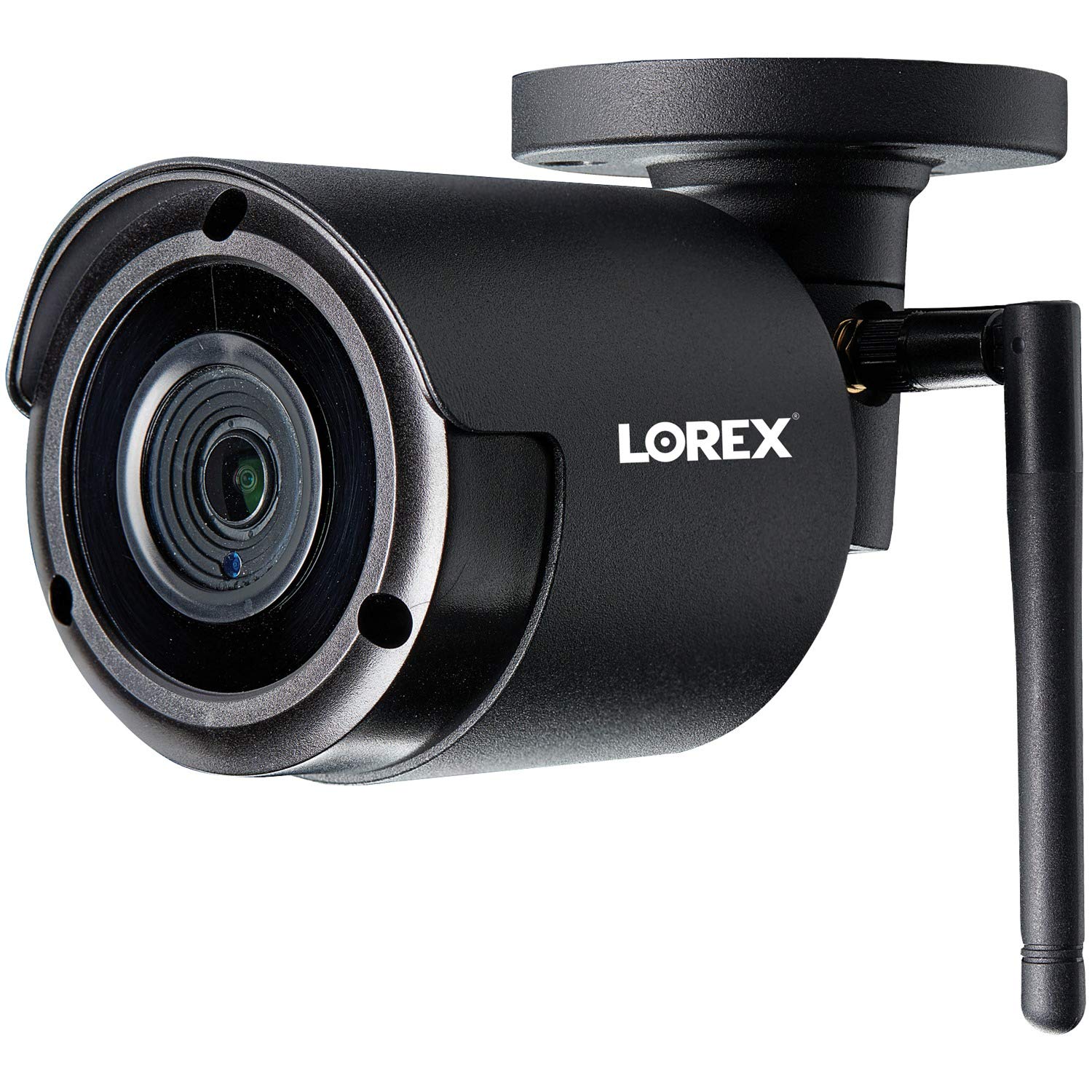 Lorex LW4211B Indoor/Outdoor HD 1080p Wireless Security Bullet Camera, 115ft Night Vision, Built-in Microphone, IP66, Black (M.Refurbished)