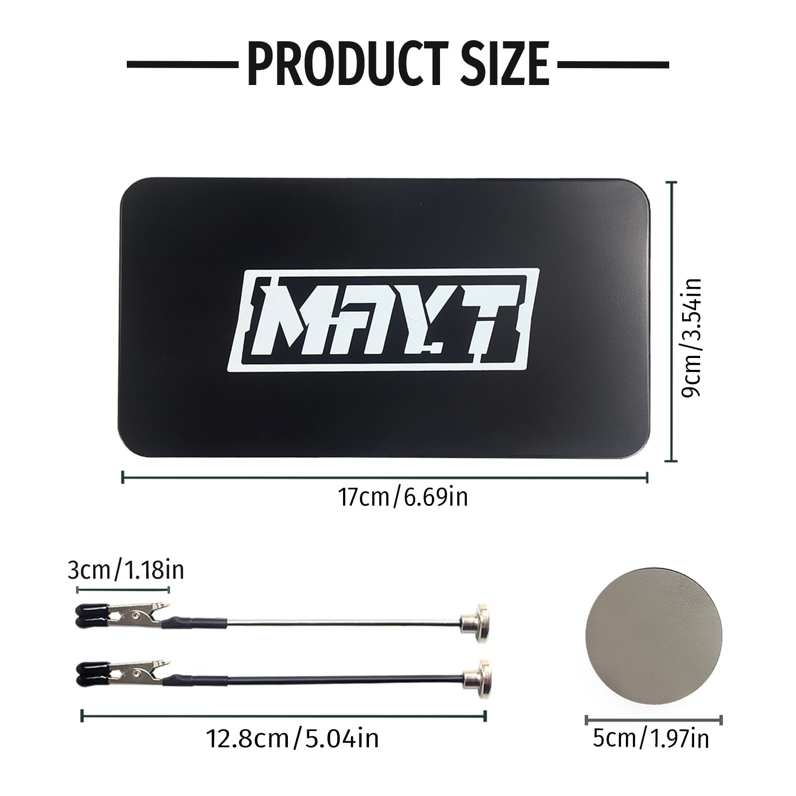 MAY.T 18PCS Magnetic Alligator Clip Stick with Metal Painting Stand Base Set Modeling Tools for Airbrush Hobby Model Parts