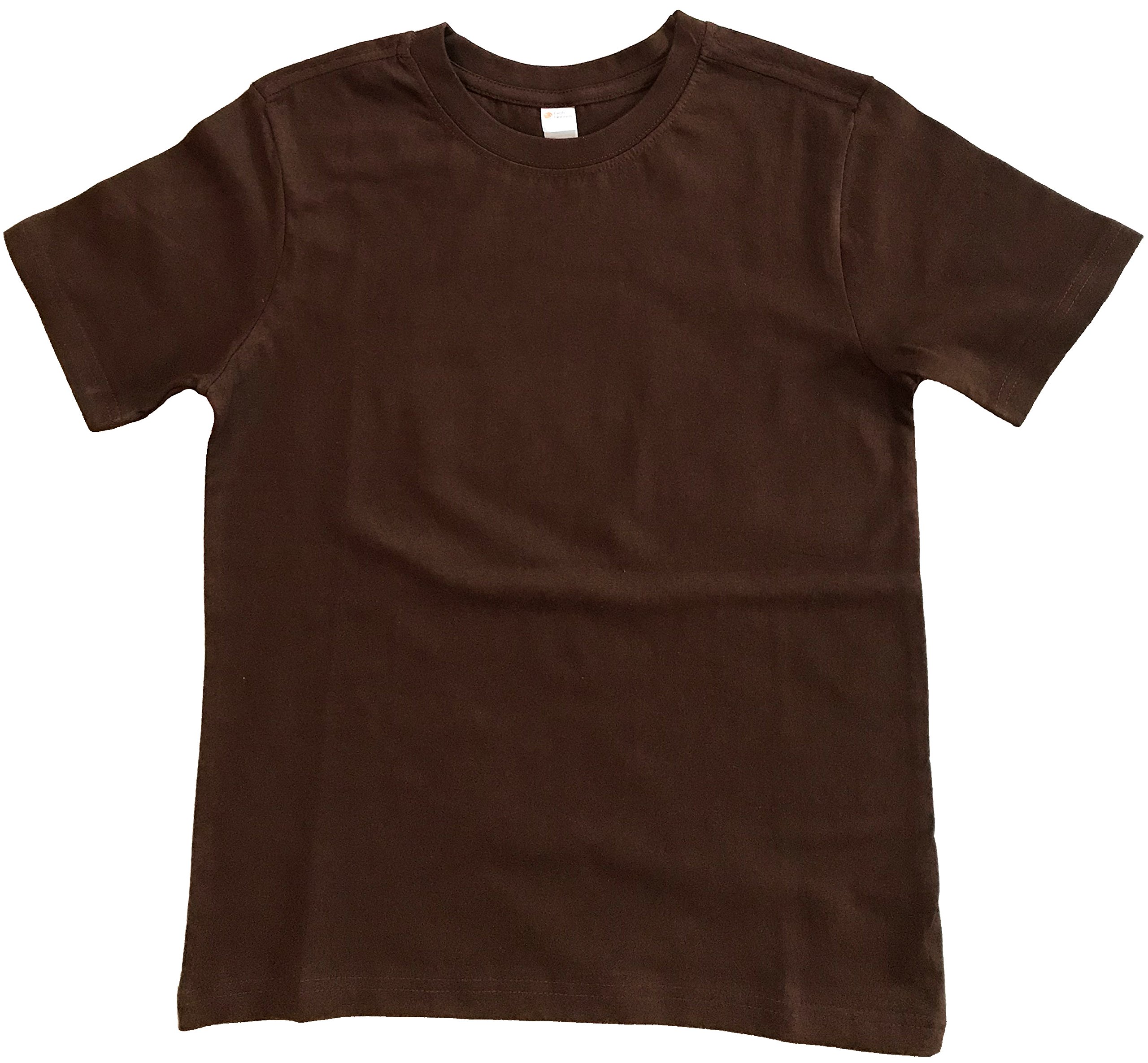Earth Elements Big Kid's (Youth) Short Sleeve T-Shirt Medium Chocolate