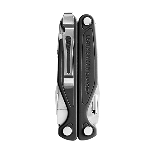 LEATHERMAN, Charge Plus Multitool with Scissors and Premium Replaceable Wire Cutters, Stainless Steel, Nylon Sheath