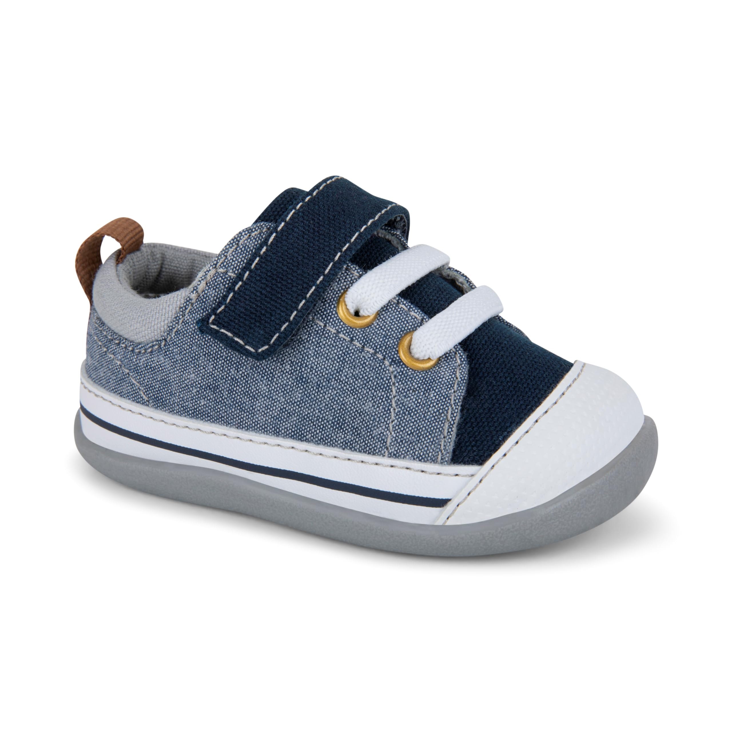 See Kai Run - Stevie II First Walker Shoe for Infants, Navy/Very Hungry Caterpillar, Infant 4