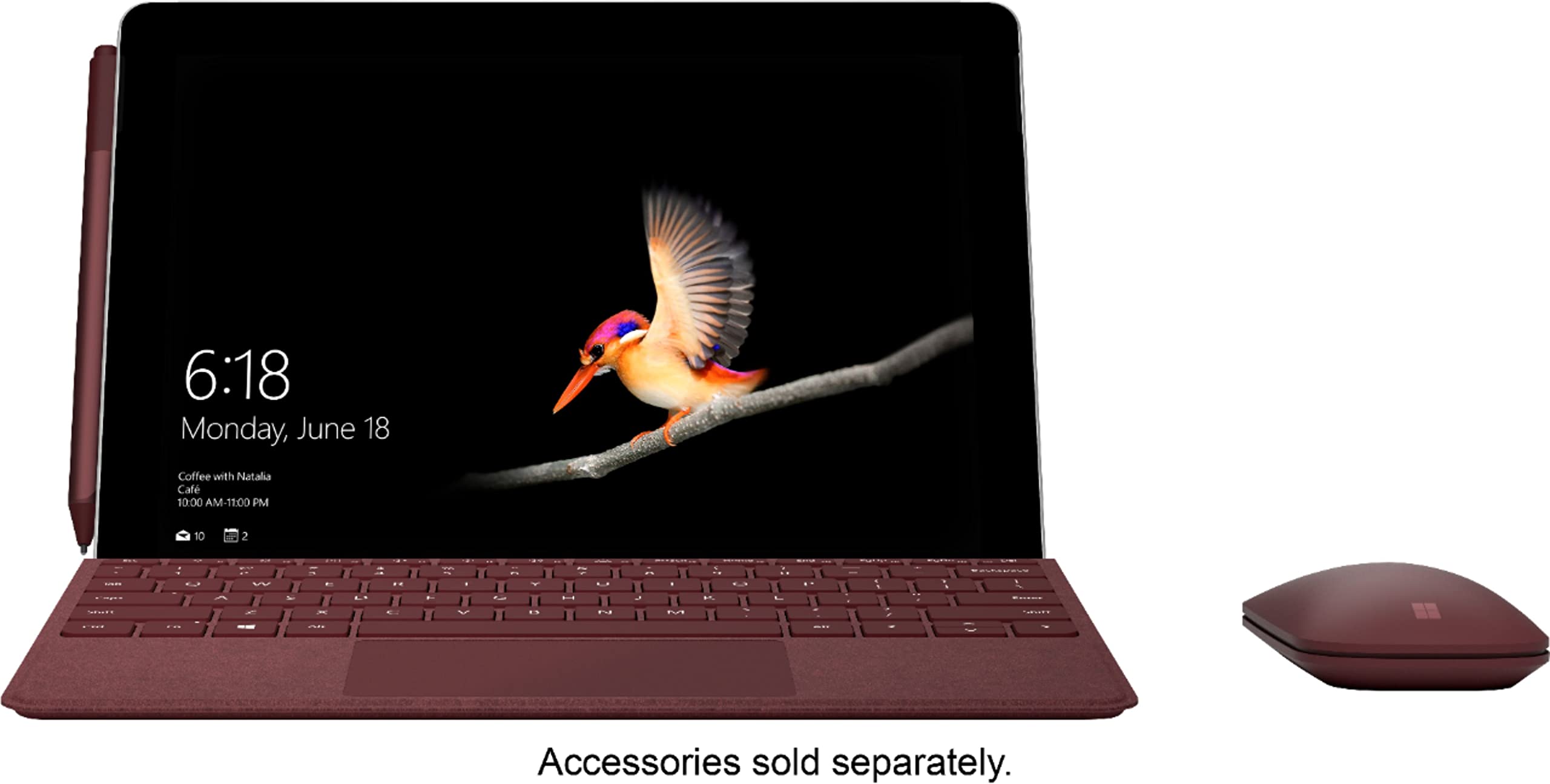 Microsoft Surface Go 2 Laptop, 8th Gen Intel Core m3 8100Y, 8GB RAM, 128GB SSD, 10.5" Touchscreen, Intel UHD Graphics 615, Windows 10 in S Mode, RDV-00001 (Renewed)