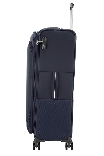 Samsonite Popsoda Luggage- Suitcase, Spinner L erweiterbar (78 cm - 112.5 L), Blau (Dark Blue)