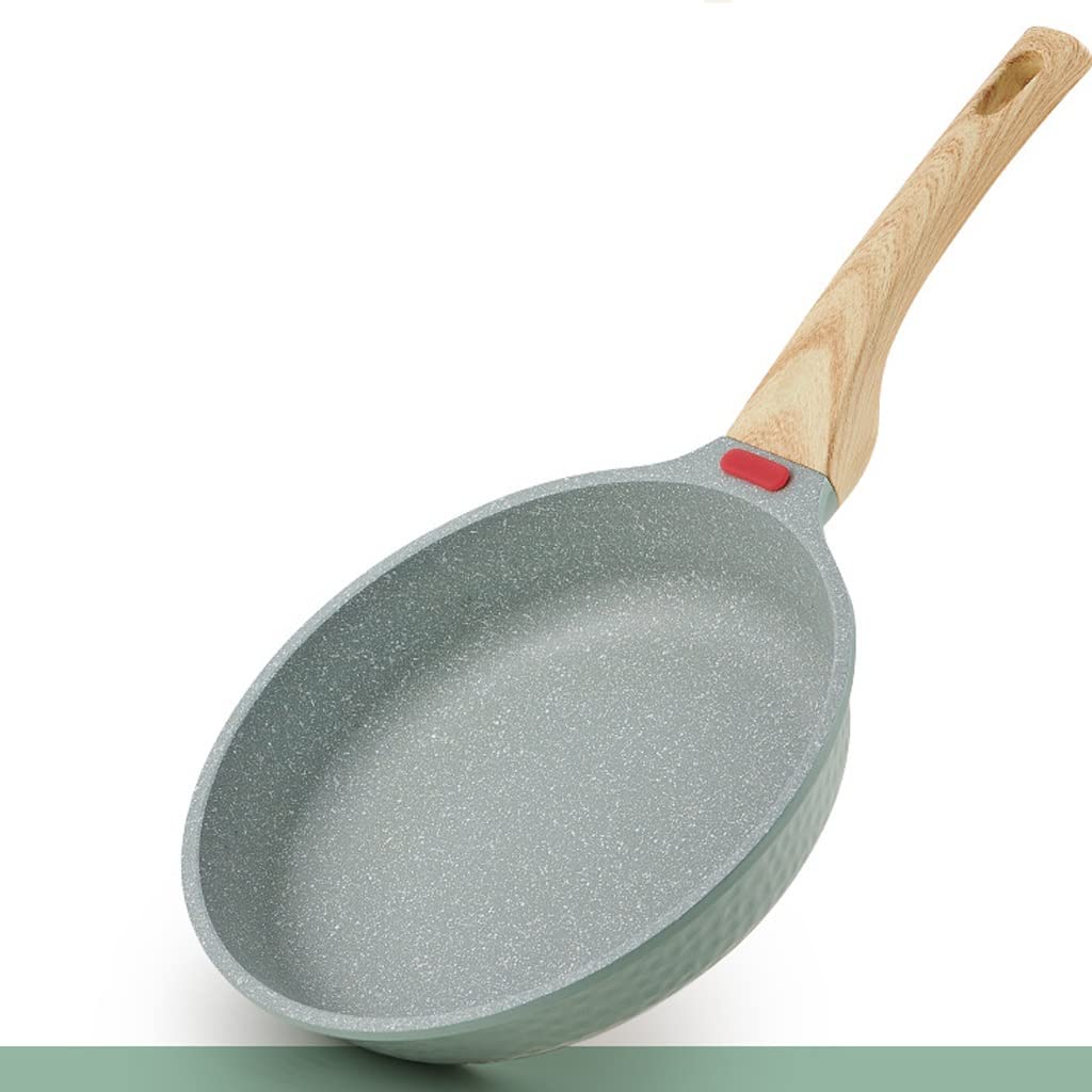 DHTDVD Medical Stone Pan Without Lid Nonstick Frying Skillet Cooking Granite Coating Omelette Pan Kitchen Cookware