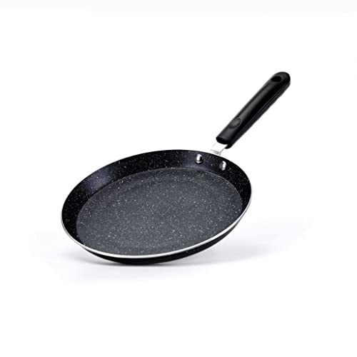 DHTDVD Pan Aluminum Thickened Nonstick Pan Kitchenware Household Goods Pancake Pan Frying Pan (Color : D, Size : Caliber 18 cm)