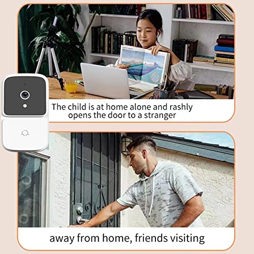 MIANHT ๐ผ๐ฎ๐ฌ๐พ๐ป๐ฒ๐ฝ๐ Cameras Wireless Outdoor - Home ๐ผ๐ฎ๐ฌ๐พ๐ป๐ฒ๐ฝ๐ Cameras, Ring Doorbell Camera Wireless, WiFi Rechargeable ๐ผ๐ฎ๐ฌ๐พ๐ป๐ฒ๐ฝ๐ Door Doorbell