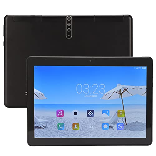 Luqeeg 10.1in Tablet - 1GB RAM 16GB Storage, 8 Quad Core IPS HD Touchscreen Tablet Tablet Electronics with Dual SIM and Triple Cameras 3G Phone Tablet PC HD Tablet, 6000mAh Battery (US)