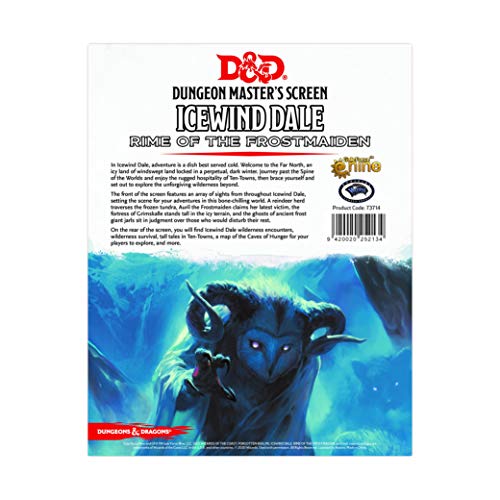 Gale Force Nine Icewind Dale: Rime of The Frostmaiden - DM Screen, Multicolor (GF973714)