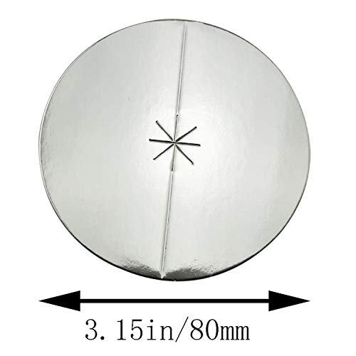 JCBIZ Drip Protector 50PCS Candle Holder Bobeche Paper Drip Protector for Devotional Candlelight Vigils