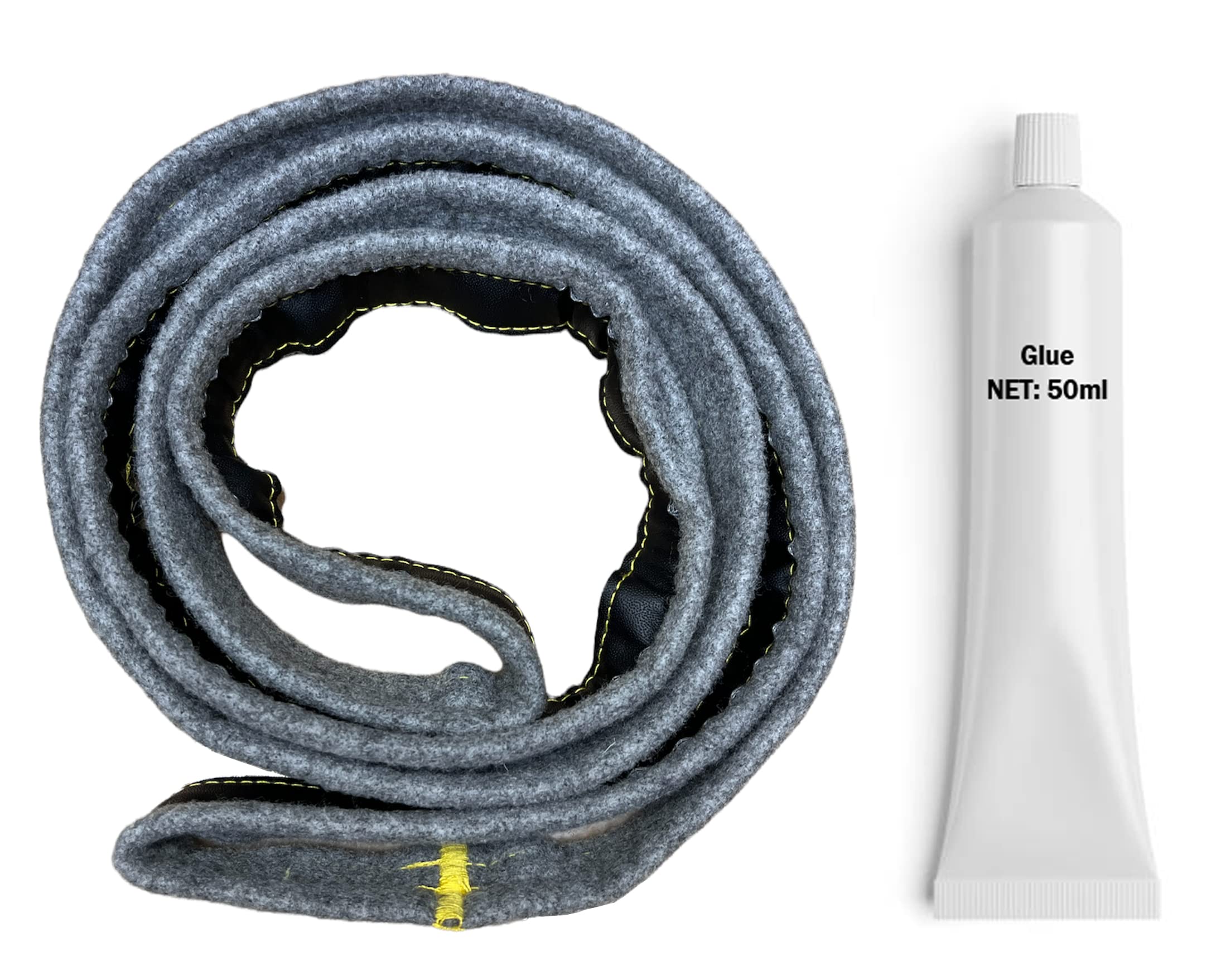 Dry Drum Felt Gasket Kit Part DC97-07618A with Large High-Temperature Adhesive Included Part Compatible with Samsung Dryers Replaces PS4218879 AP4453798 PD00025731 3998155 DV42H5200EW DV42H5000EW
