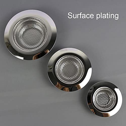 yghlh Bath Sink Strainer Drain Hair Catcher Bath Stopper Plug Sink Strainer Filter Shower Sink Strainer Plug Kitchen Bathroom Accessor (Material : 11.3cm)