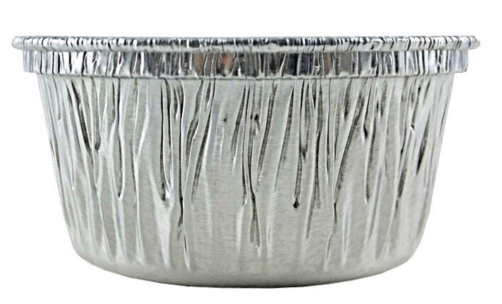 Handi-Foil 4 oz. Aluminum Foil Utility/Muffin/Cupcake Ramekin Cup - Heavy Duty (Pack of 50)