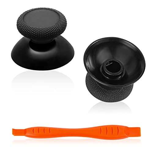 Jekyeroyme 2Pcs Black Thumbstick for Meta Oculus Quest 2,Repair Kit Buttons for Meta Oculus Quest 2