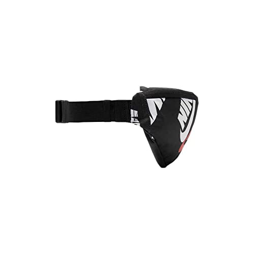 Nike Heritage Hip Pack (Black/White/University Red, One Size)