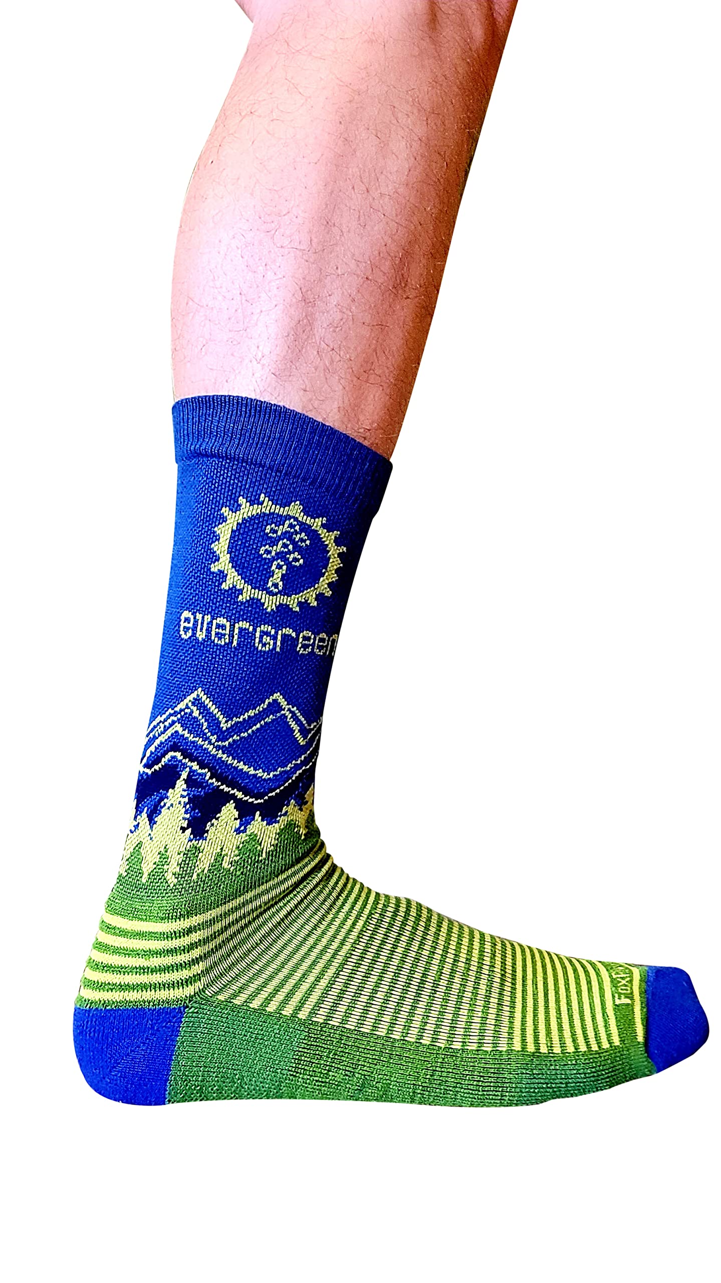 Evergreen Mountain Bike Alliance Wool Crew Sock M