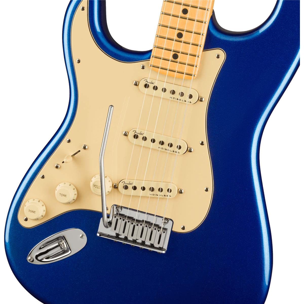 Fender American Ultra Stratocaster Left-handed - Cobra Blue with Maple Fingerboard