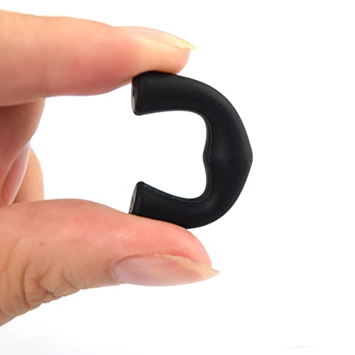 EOUS Bow String Finger Savers Archery Recurve Bow Finger Guard String Fingers Roller Rubber,Black