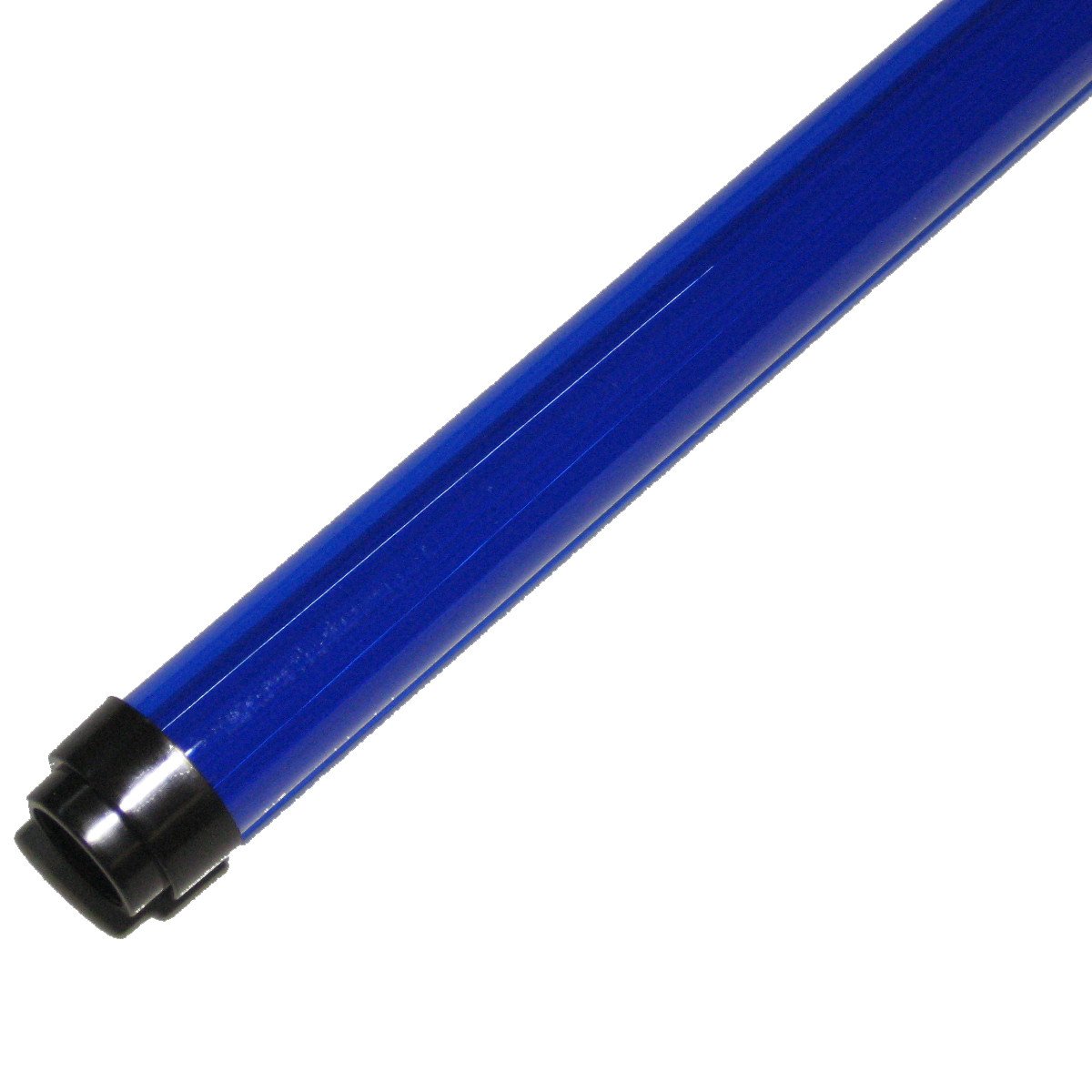 Generic T8 Royal Blue 48 Inch/4 Foot Fluorescent Safety Sleeve, Tube Guard, Light Diffuser, with 2 End Caps 1 1/4"" Diameter F32T8 - Polycarbonate (Royal Blue, 1 Each), CL-FSG-T8-4-RBL