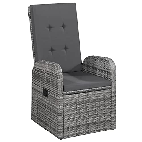 YUHI-HQYD 3 Piece Patio Dining Set,Outdoor Sectional Sofa Conversation Set,Coffee Table for Yard and Bistro,Perfect for Patio, Garden, Porch, or Front Yard Area, Gray