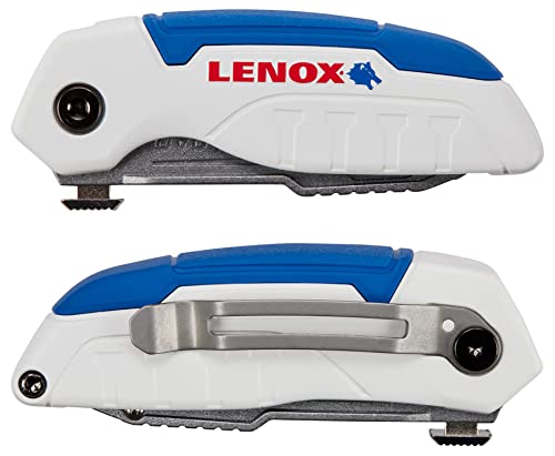 LENOX TOOLS Utility Knife, 3-Blade, Retractable, Foldable and Portable, Blade Storage (LXHT10600)