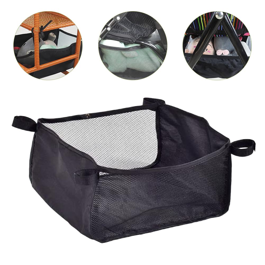LUOZZY Baby Stroller Basket Stroller Organizer Stroller Bottom Storage Bag Pushchair Shopping Case Organizer for Storing Baby Product - No Board