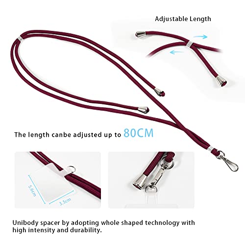 Shantime Infinix Hot 2 X510 Case + Universal Mobile Phone Lanyards, Neck/Crossbody Soft Strap Silicone TPU Cover Bumper Shell for Infinix Hot 2 X510 (5β)