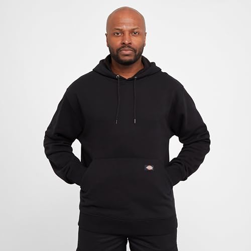 Dickies Men's Pullover Fleece Hoodie, Black, X-Large
