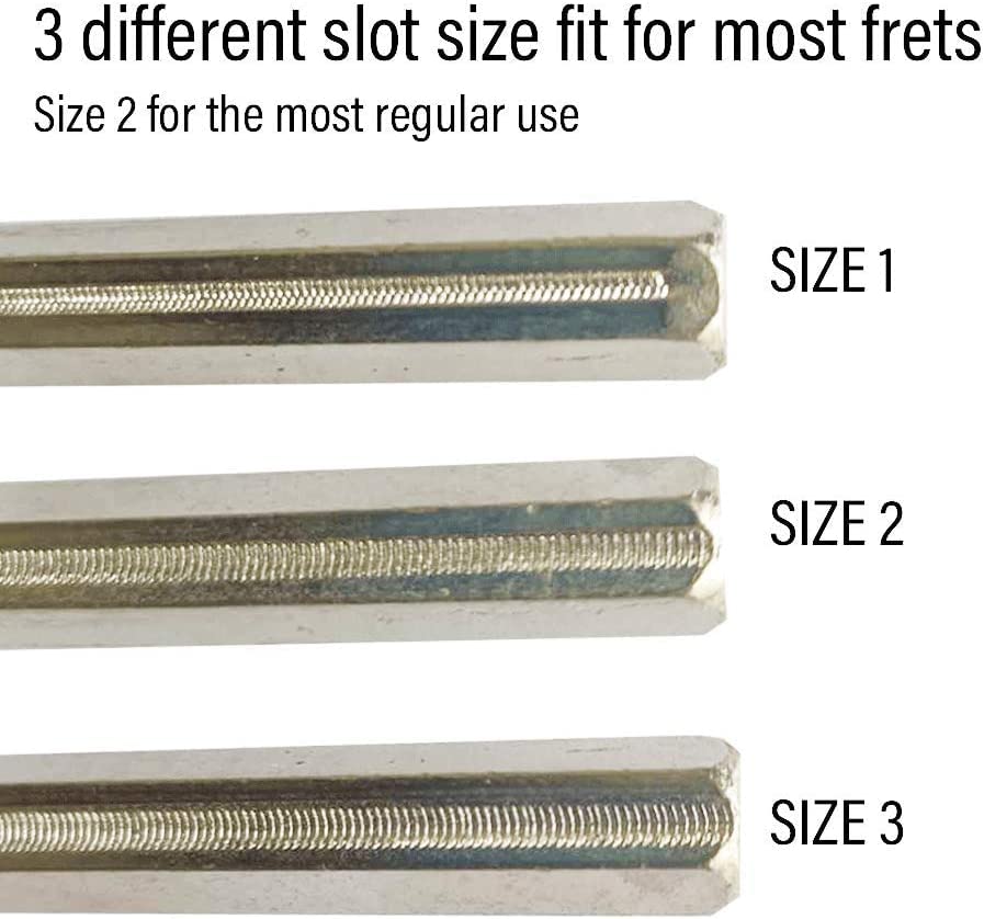 Guitar Repairing & Luthier Tools Guitar Fret Crowning Dressing File Narrow/Medium/Wide 3 Edges(Improved 3rd Generation)