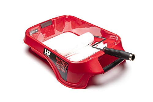 Handy Paint Tray, Deep-Well Design Holds Up to a Gallon of Paint or Stain, Sturdy Handles on Both Ends, Integrated Magnetic Brush Holder