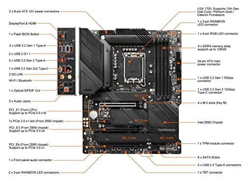 Micro Center Intel Core i7-12700K Desktop Processor 12 (8P+4E) Cores up to 5.0 GHz Unlocked LGA1700 600 Series with MSI MAG Z690 Tomahawk WiFi DDR4 Gaming Motherboard