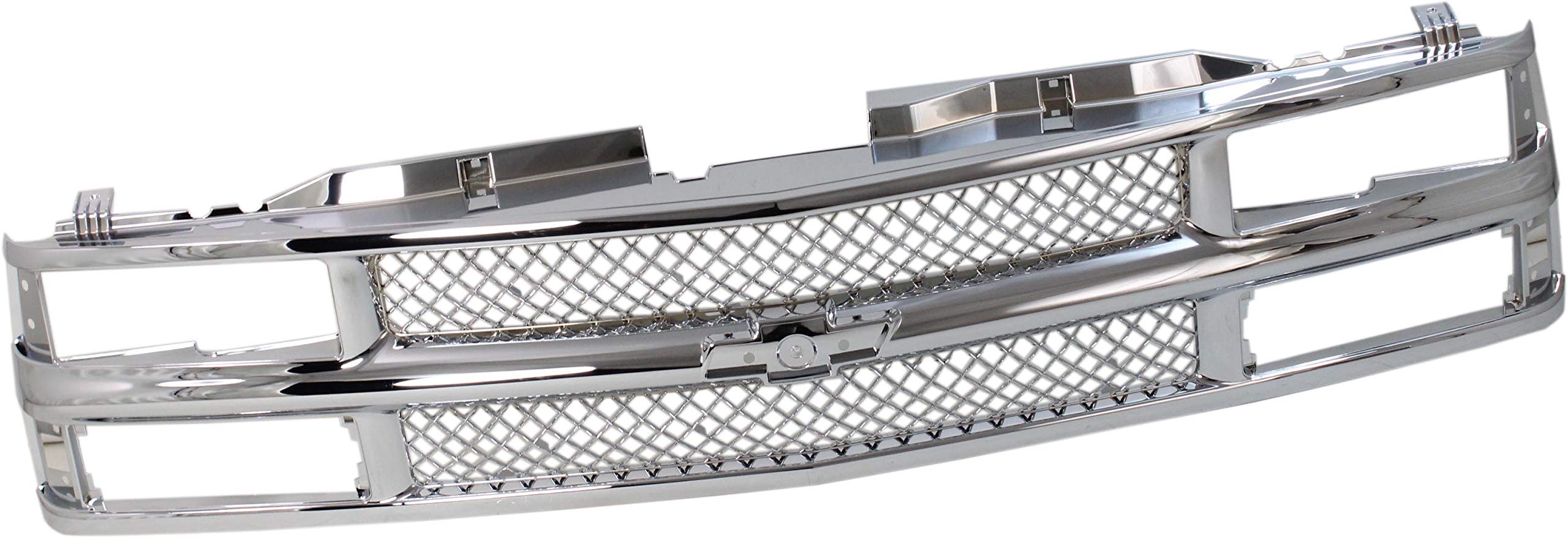 Evan Fischer Grille Assembly Compatible with 1994-1999 Chevrolet K1500, 1995-1999 Tahoe, 1994-1999 C1500 & 1994 Blazer