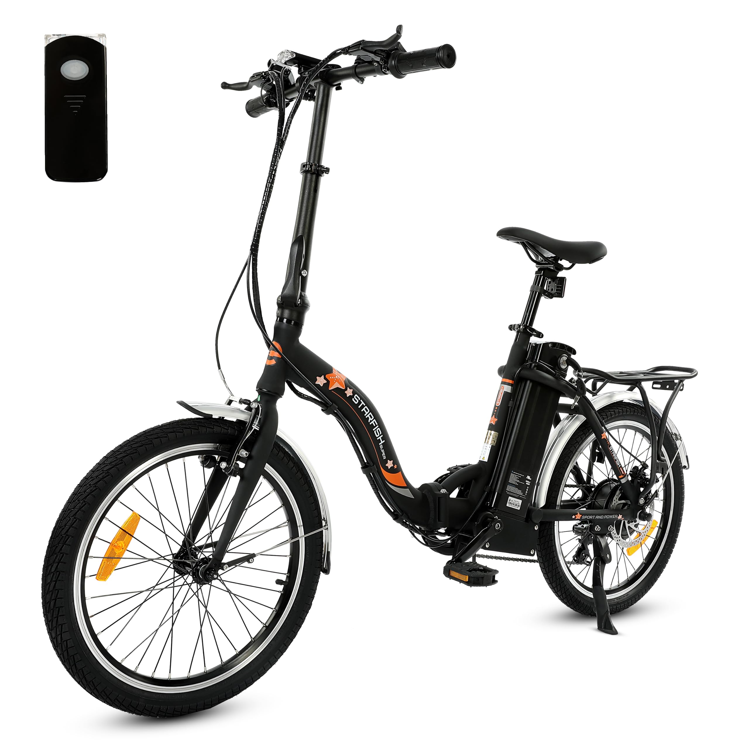 ECOTRIC Step-Through-2 20" Folding Electric Bicycle Powerful 350W Motor 36V/12.5AH Removable Lithium Battery City Bike Alloy Frame Ebike LED Display - 90% Pre-Assembled