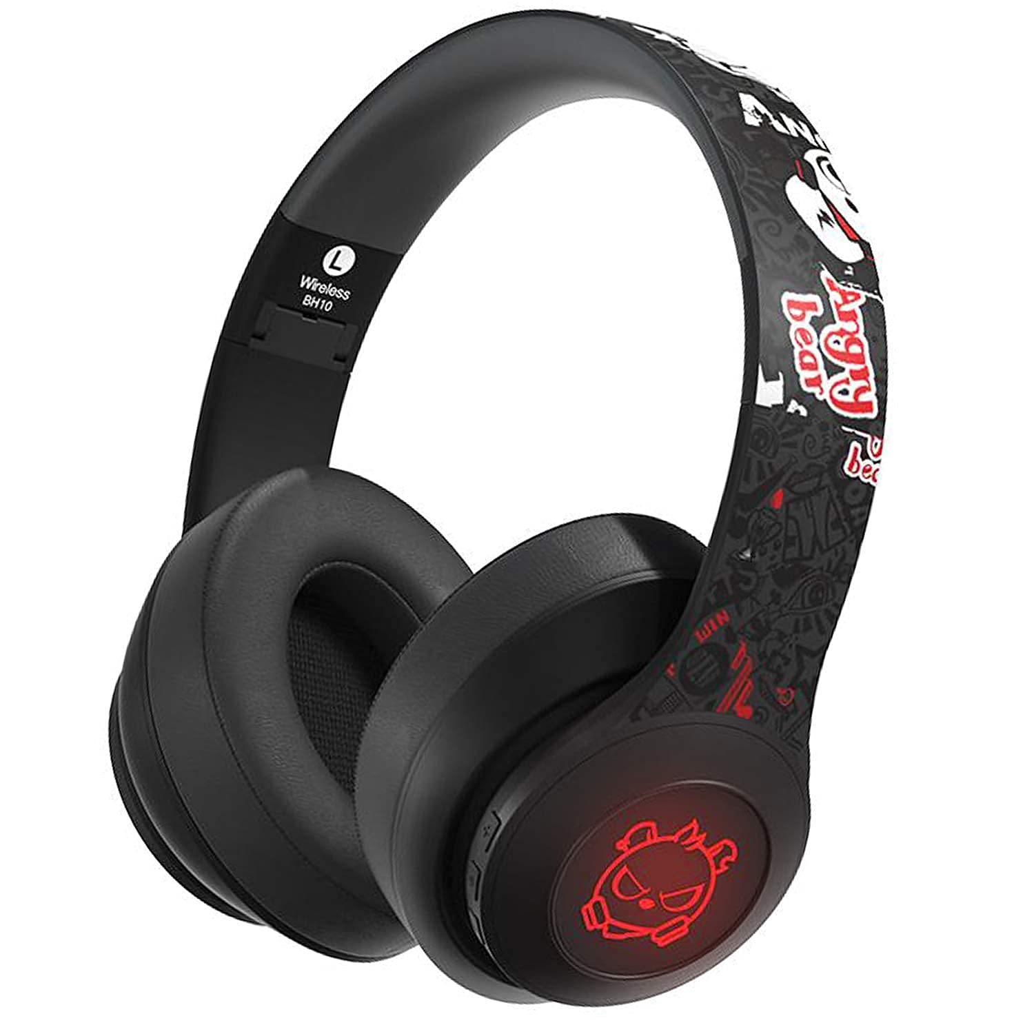 Dualpow Bluetooth 5.0 Headphones, Wireless Over Ear Gaming Homeschooling Headset 24Hrs Playtime Deep Bass Microphone for iPhone/Android/IPAD/Tablets/TV/PC & ONLY Wired for PS4/PS5,Switch,Xbox (an