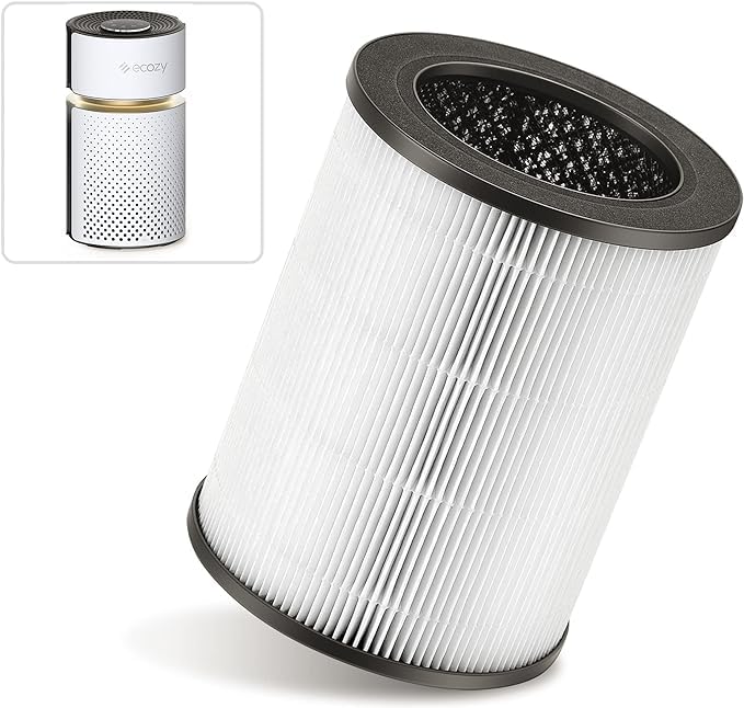 ecozy Air Purifier EZ-AP500A Replacement Filter, H13 True HEPA, EZ-AP500ARF, 1 Pack, White