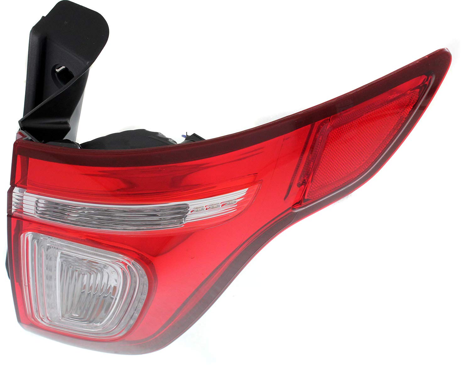 Evan Fischer Passenger Side Tail Light Assembly Compatible With 2011-2015 Ford Explorer, 2013-2015 Police Interceptor Utility With Bulb