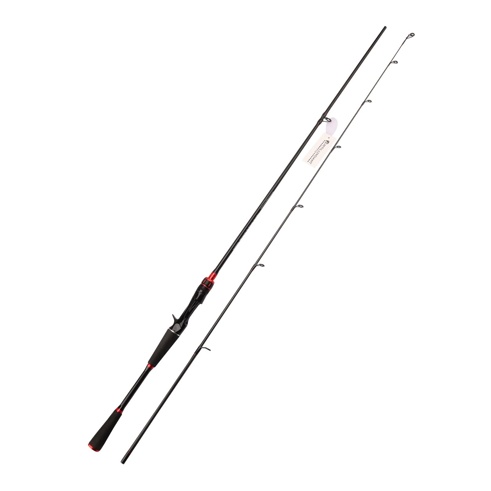 Fertilundant Casting Fishing Rod,7Ft Durable Combo Lightweight Sensitive Fishing Pole,2pcs Design Carbon Fiber ML Casting Seafishing Rod