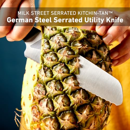 Milk Street Kitchin-tan Serrated Japanese-Style Utility Knife